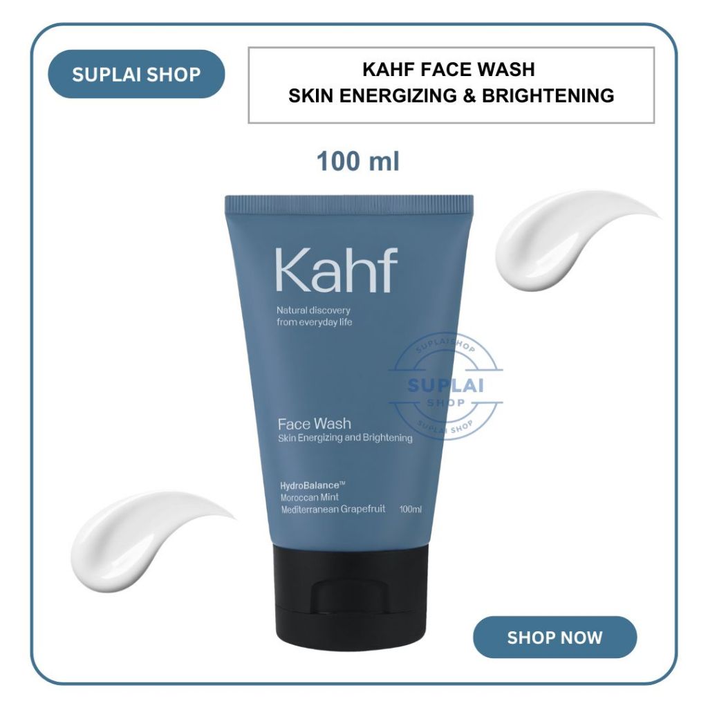 Jual Sabun Wajah Pria Kahf Face Wash Skin Energizing & Brigh