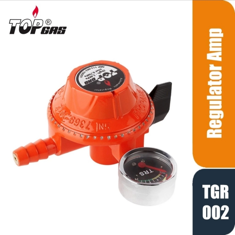 Jual REGULATOR KOMPOR GAS TOPGAS (METER) TGR002 dengan Harga