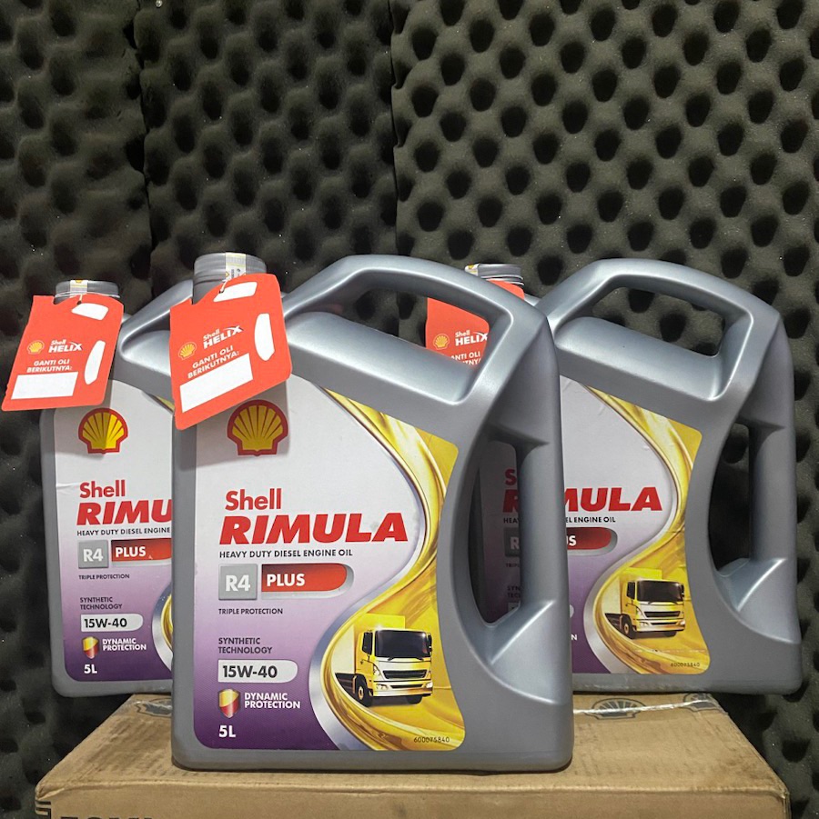 Jual 1 Dus (3 Galon) Oli Mesin Diesel Shell Rimula R4 Plus 1