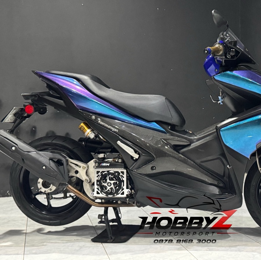 Yamaha aerox 150 modif hedon 2017,istimewa,ninja cbr r15 var