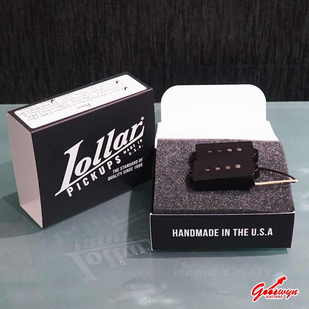 Jual Lollar Pickups Precision 4-String Split Coil Black Cove