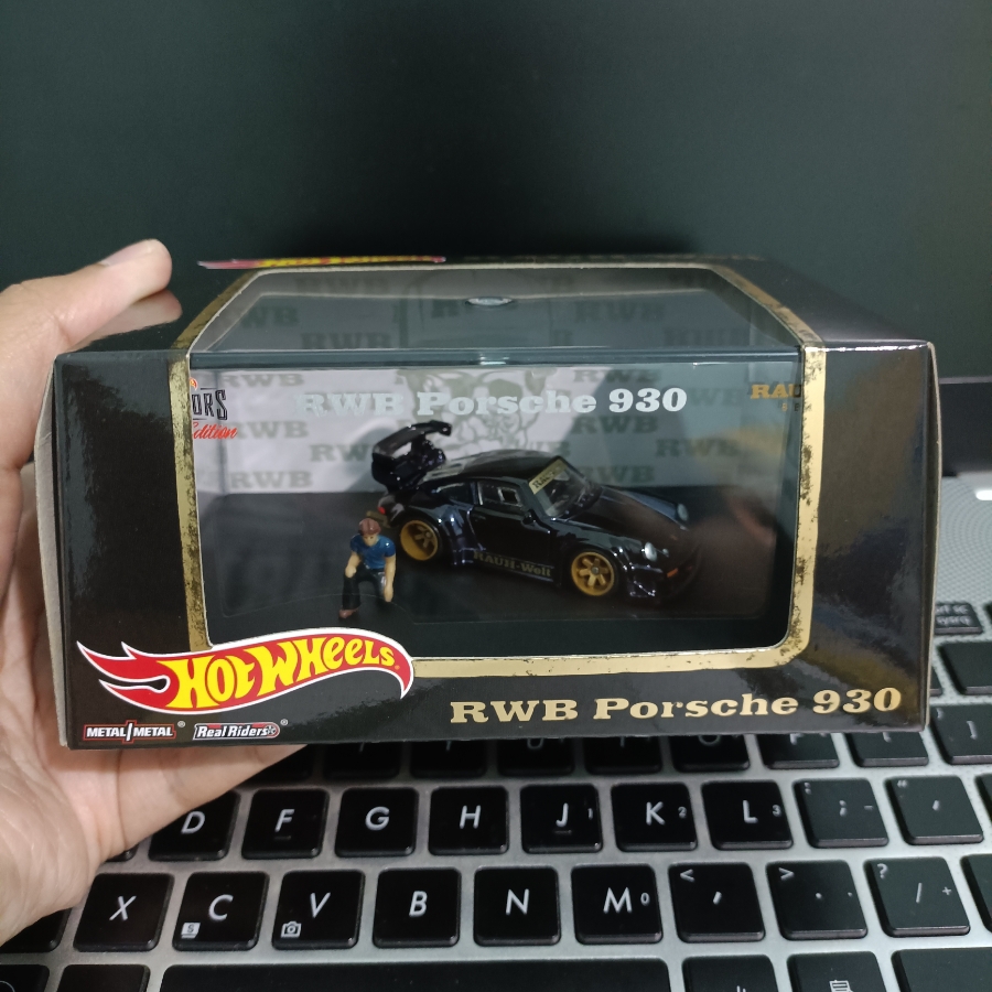 Jual Diecast Hot Wheels RLC RWB Porsche 930 Black Akira Naka