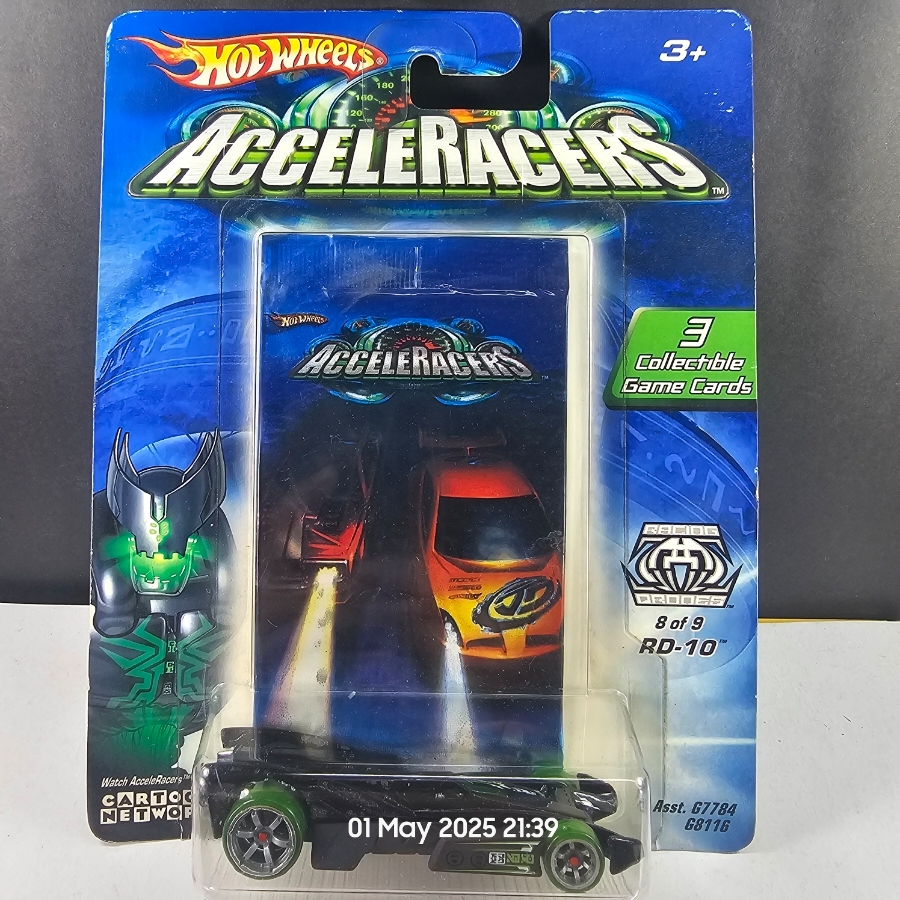 Jual Hot wheels Acceleracers RD 10 blister jelek dengan Harg