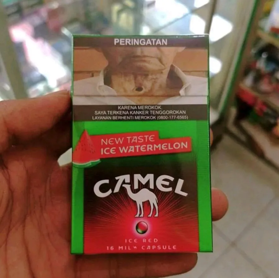 Jual Rokok Camel Ice Red Watermelon 16 Batang dengan Harga T