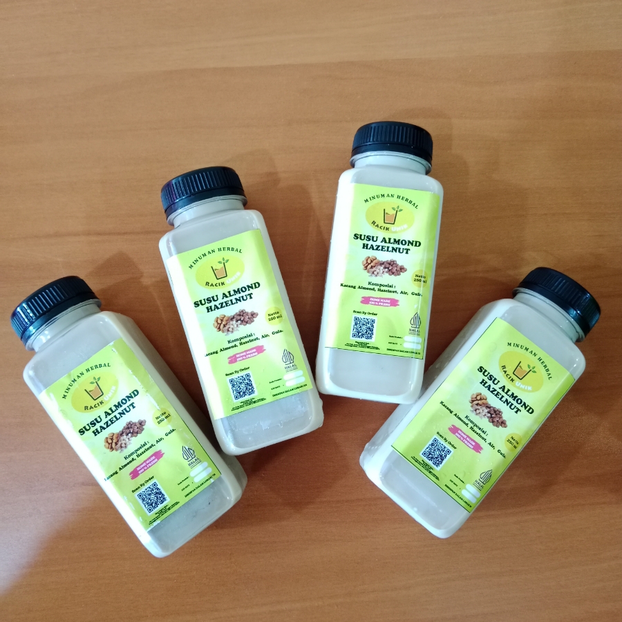 Jual Racik Unik Minuman susu Susu almond hazelnut dengan Har