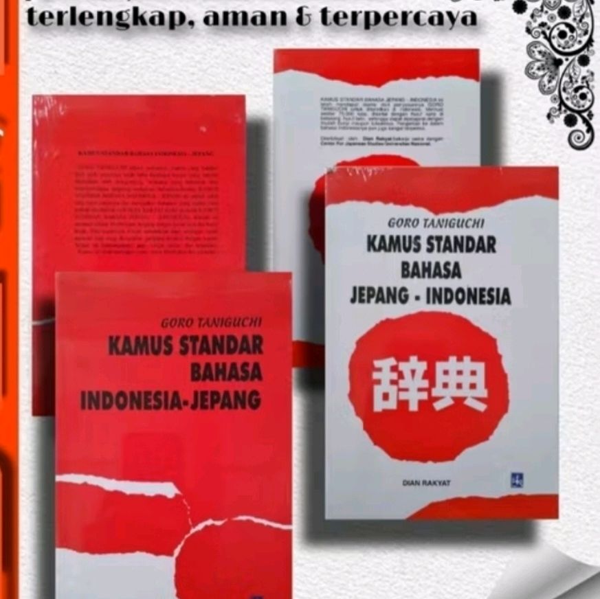 Jual Kamus Standar Bahasa Jepang - Indonesia , Jepang - Indo