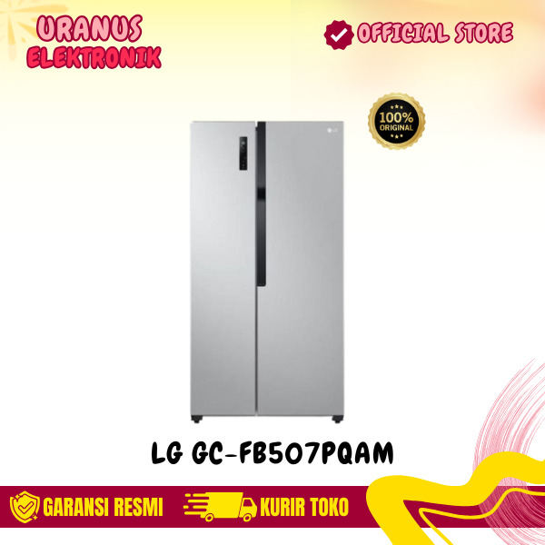 Jual LG GC-FB507PQAM KULKAS 2 PINTU SIDE BY SIDE SMART INVER
