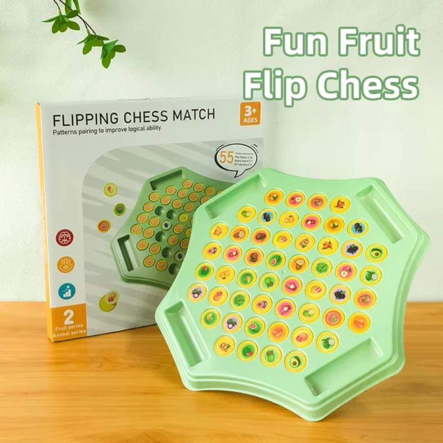 Jual Flipping Chess Match Mainan Edukasi Papan Memories Game