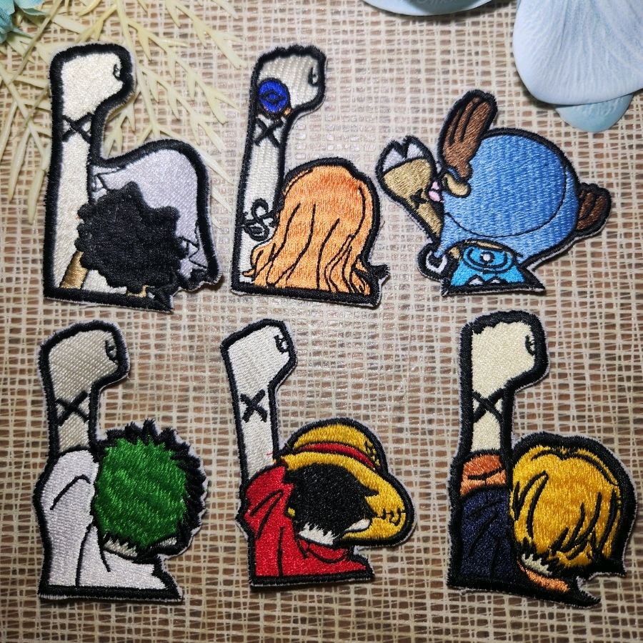 Jual Patch Bordir Kartun Anime Jepang One Piece Dan Karakter