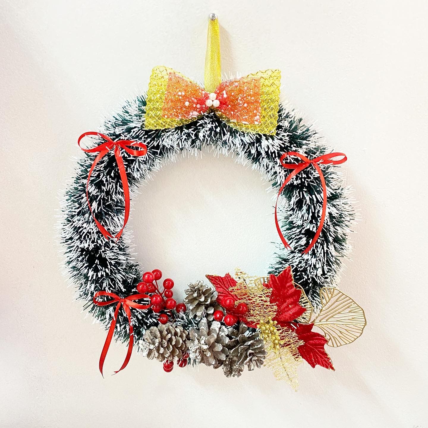 Krans Natal - Hiasan Natal/ Dekorasi Natal/ Gantungan Pintu