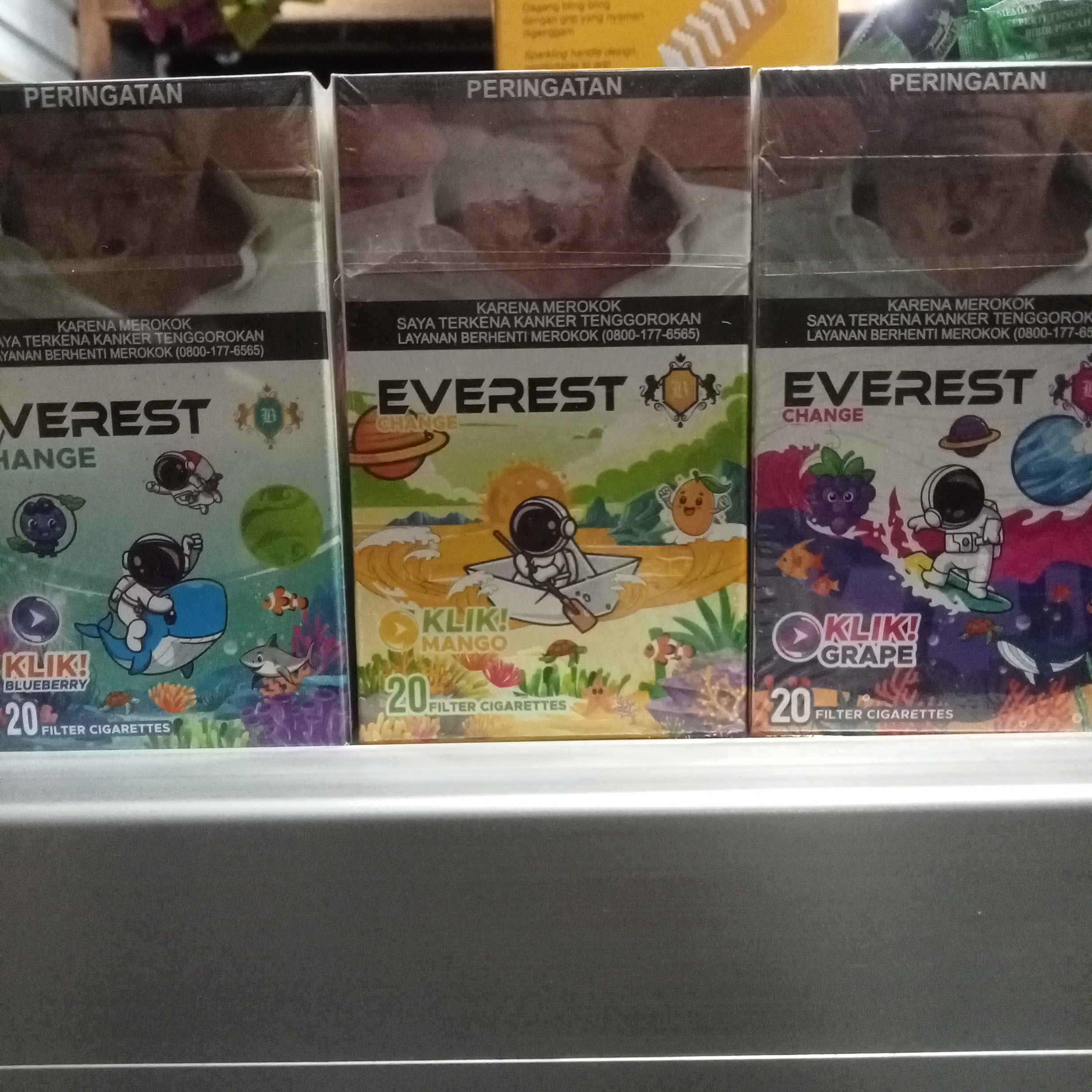 Jual Rokok Filter Everest Tiga Varian Rasa dengan Harga Ter