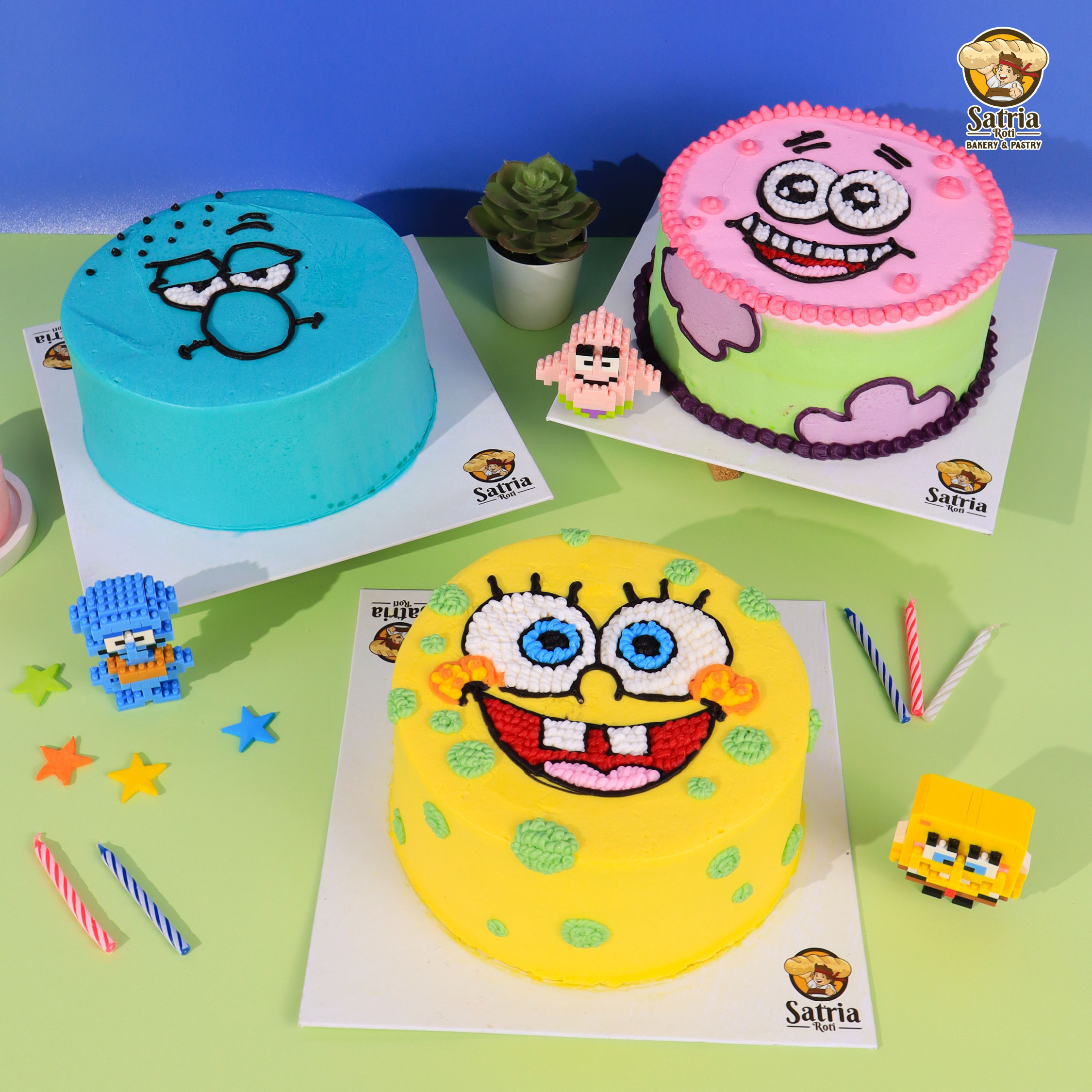 Jual [SATRIA ROTI] Kue Ulang Tahun / Birthday Cake Spongebob