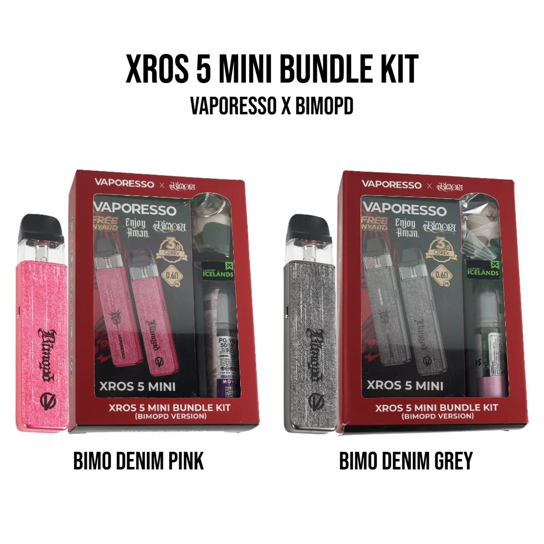 Jual VAPORESSO XROS 5 MINI BIMOPD – 3IN1 BUNDLE KIT dengan H