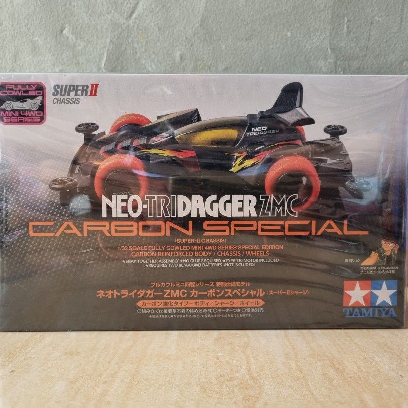 Jual Mini 4WD Tamiya Mini 4WD Neo Tridagger ZMC Carbon denga