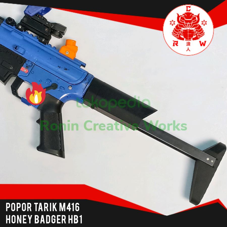 Jual Dcobra M416 Popor Tarik HB1 Honey Badger Custom M4 M16