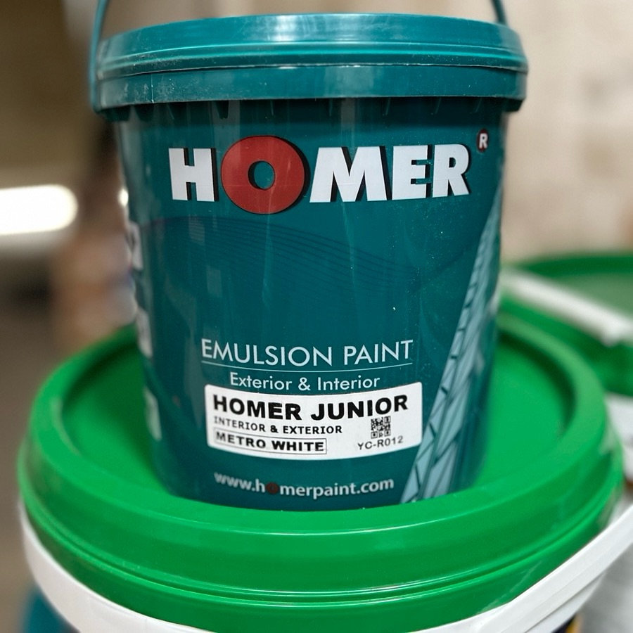 Jual Cat Emulsi HOMER Junior Putih Metro Untuk Interior dan