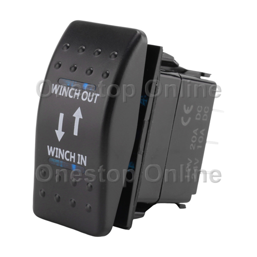 Jual ARB Rocker Switch Winch IN Winch OUT (ON)-OFF-(ON) 7 PI