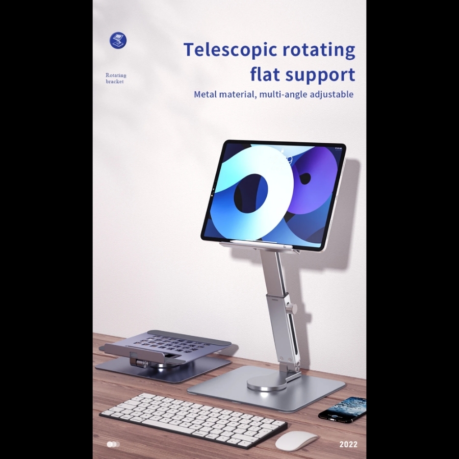 Jual FunDigi Tablet Holder Stand 360 Rotation Aluminium - FD