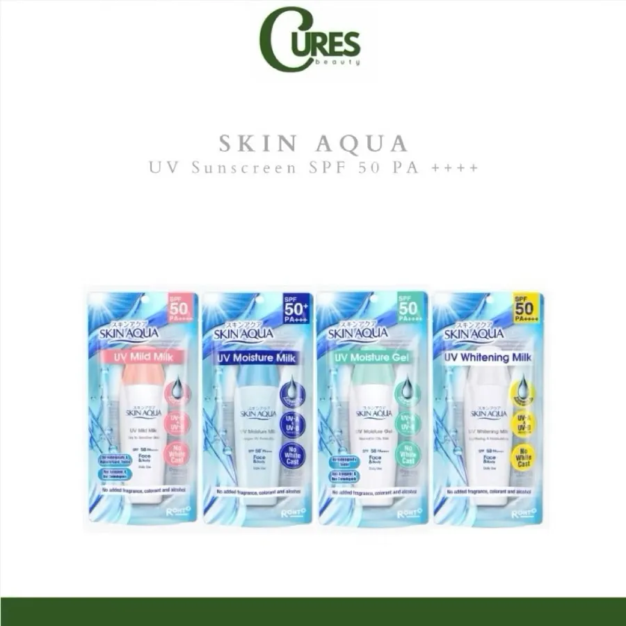 Jual SKIN AQUA - UV Sunscreen SPF 50 PA ++++ Series [UV Whit
