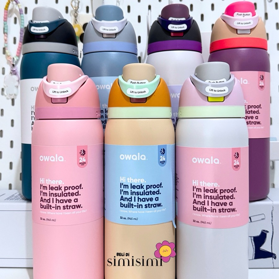 Jual Owala Freesip 24oz 32oz Tumbler Botol Minum Stainless S