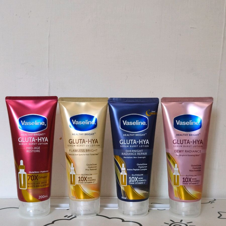 Jual Vaseline Gluta-Hya Serum Burst Lotion Untuk Kulit Cerah