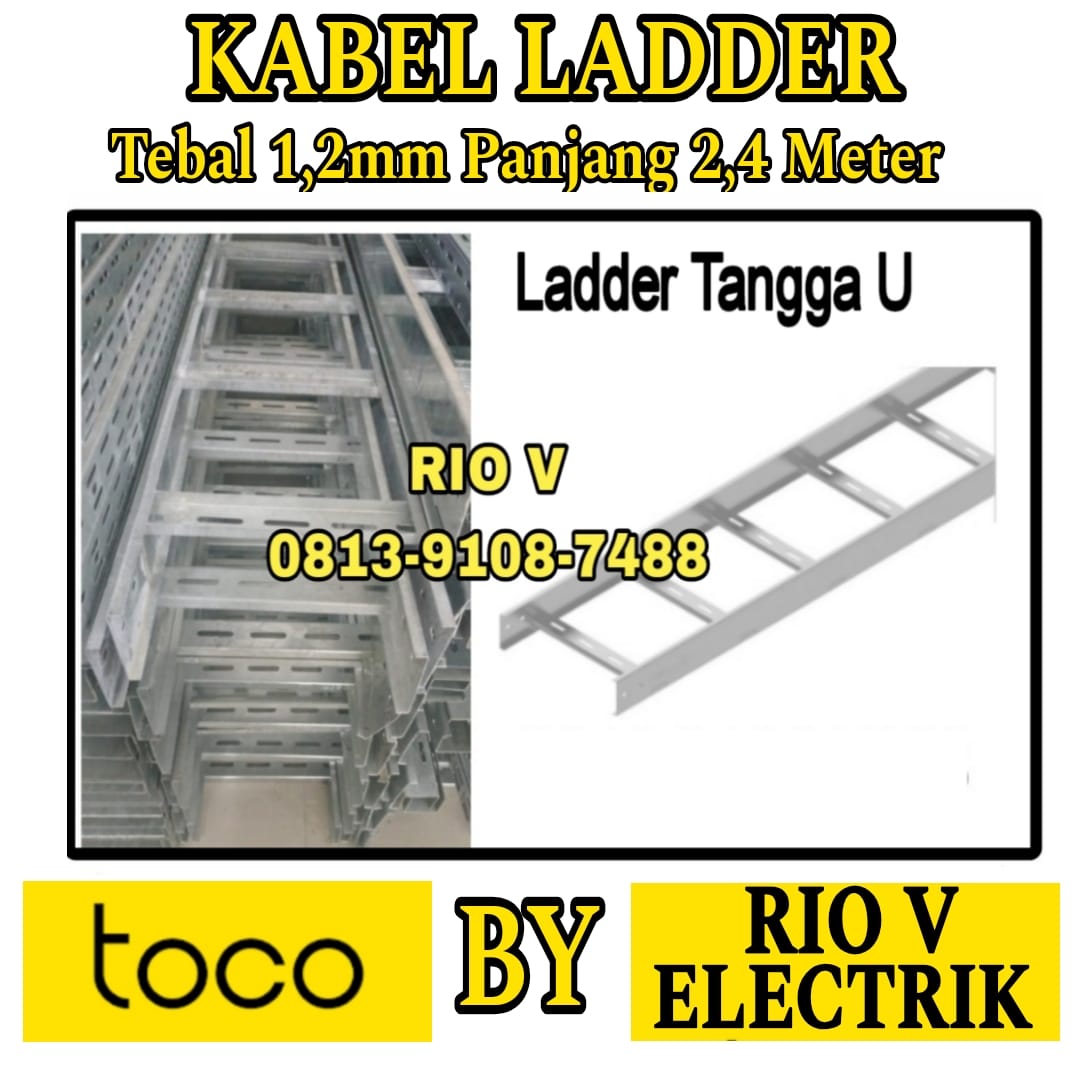 Jual CABLE LADDER U 300X50X2400 1,2mm Galvanize electro OCP