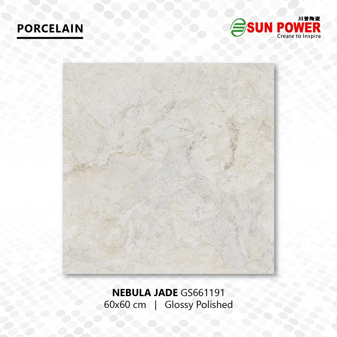 Jual Granit Lantai Glossy Polished - Nebula Jade 60x60 | Sun