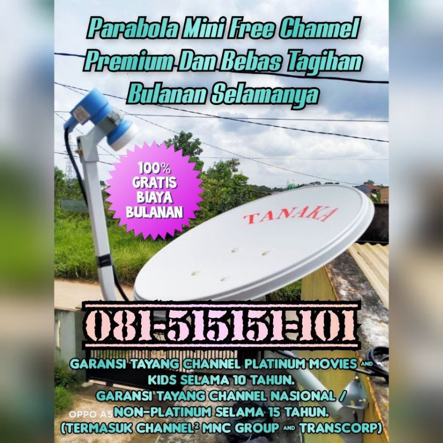 Jual PARABOLA MINI TANPA BERLANGGANAN KOTA BANDA ACEH dengan