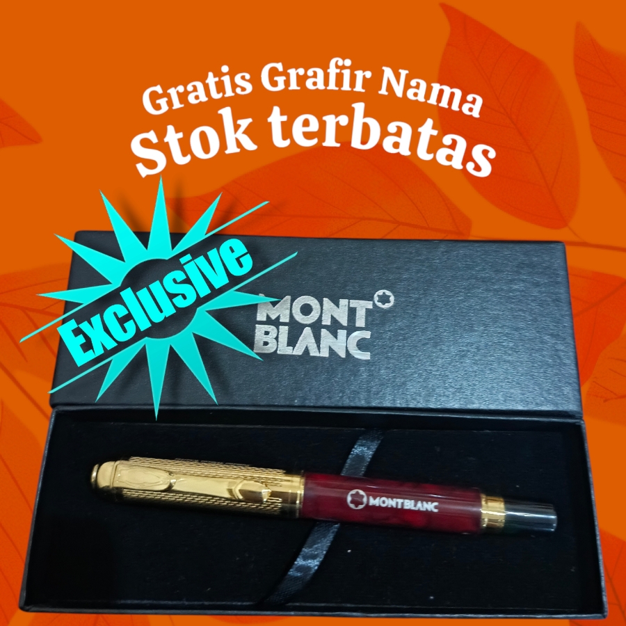 Jual pulpen rollerball trendy classic vintage mewah montblan