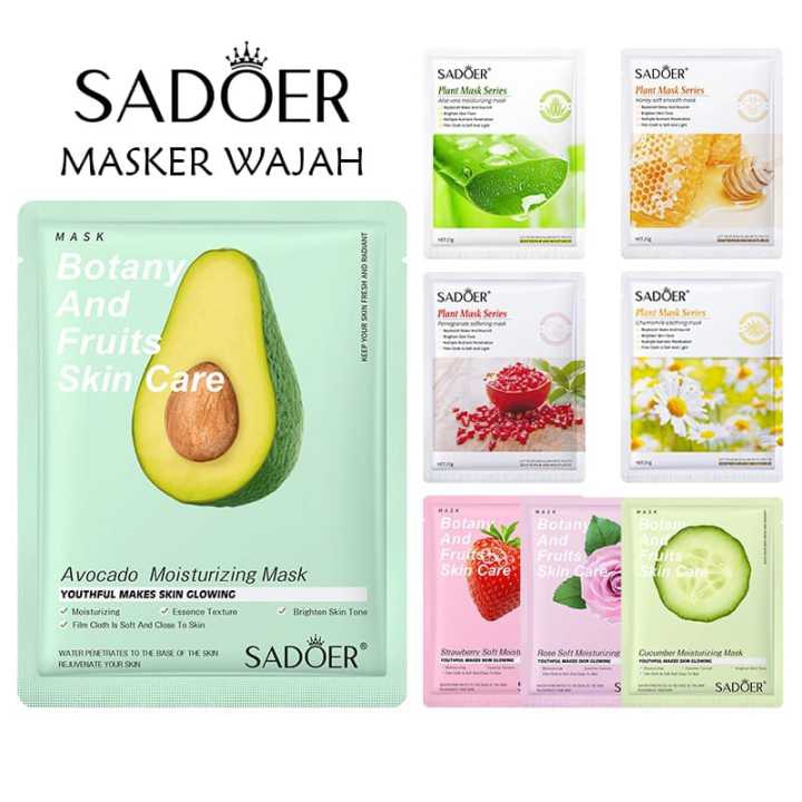 Masker wajah planst mask series 1pcs COSTUME | Toco Iklan