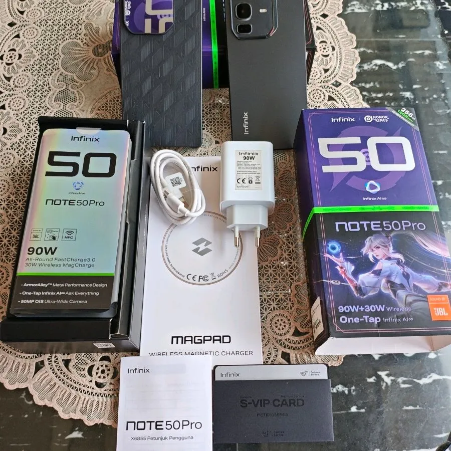 Jual Infinix Note 50 Pro 4G Second Resmi dengan Harga Terbai