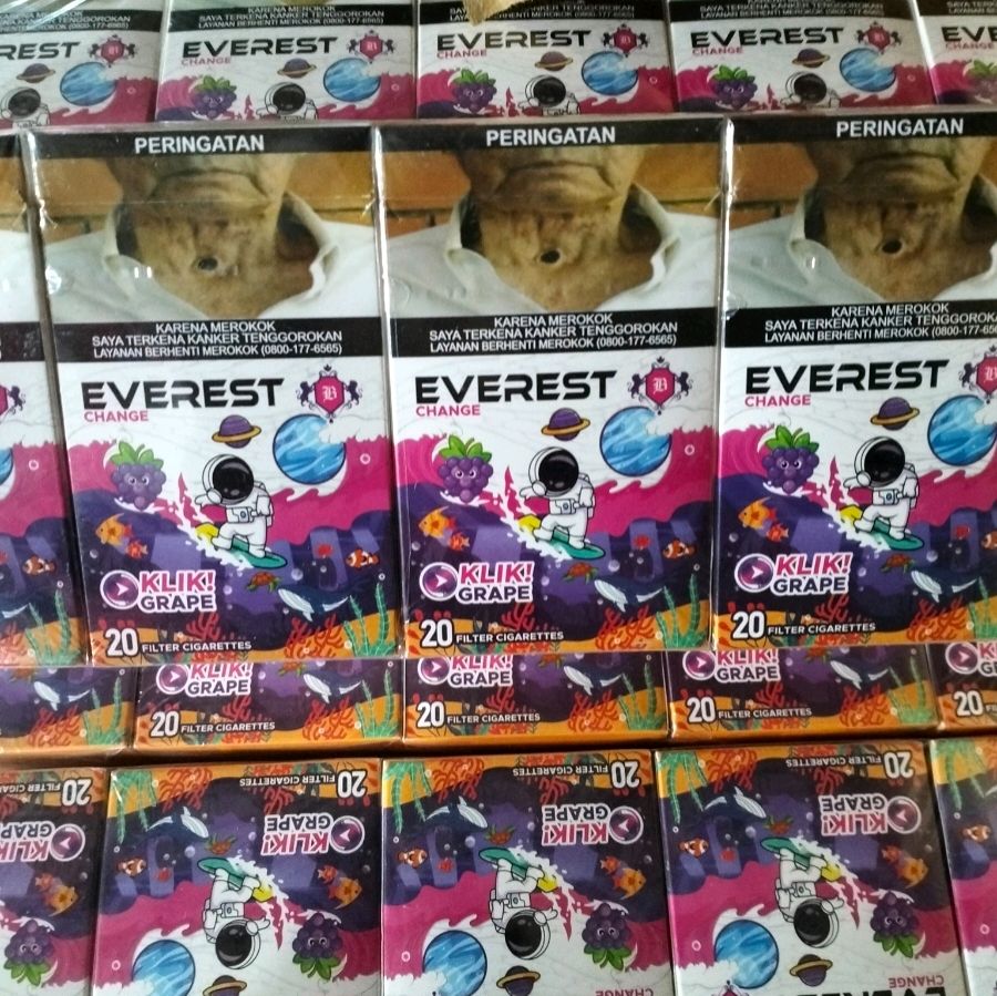 Jual Rokok Everest Change Rasa Anggur Klik Grape 20 Batang d