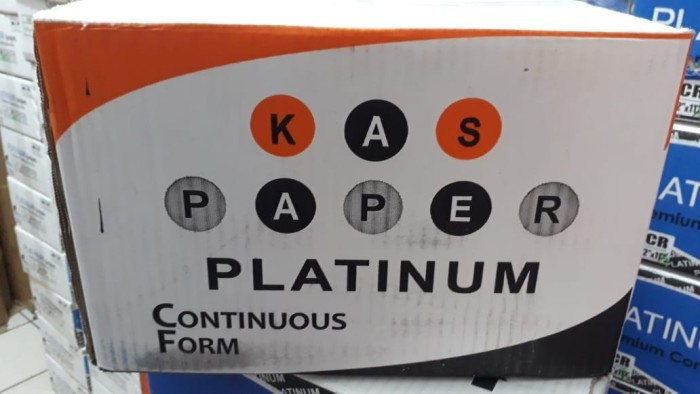 Jual Kertas Continuous Form Platinum Print (1 Ply) dengan Ha