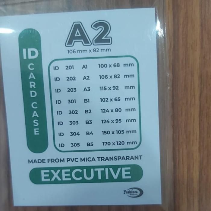 Jual Plastik ID Card Case A2 ( 106 x 82 mm ) dengan Harga Te