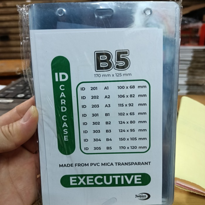 Jual Plastik ID Card ukuran B5 (170 x 120 mm) dengan Harga T
