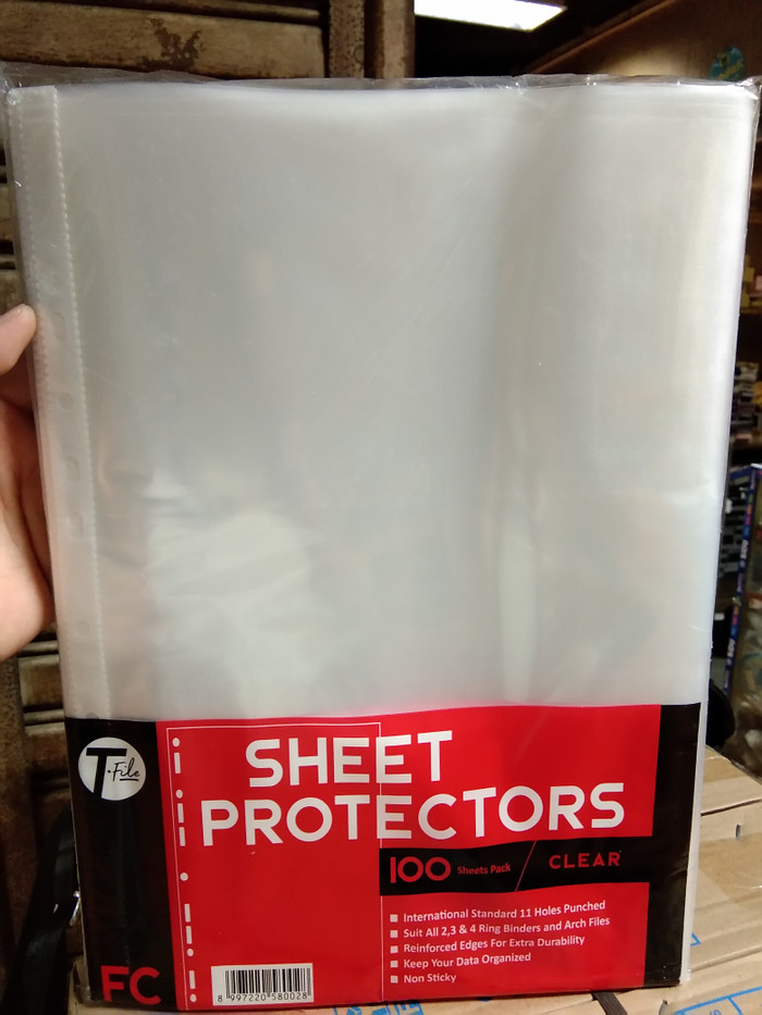 Jual PP pocket-sheet protector Folio T Shape dengan Harga Te
