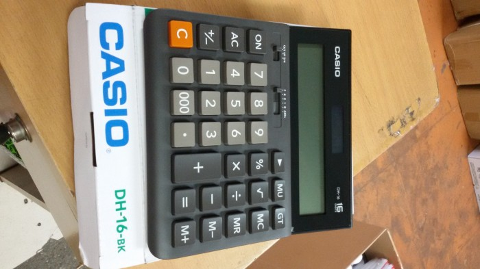 Jual Calculator 16 digit CASIO DH 16 dengan Harga Terbaik di