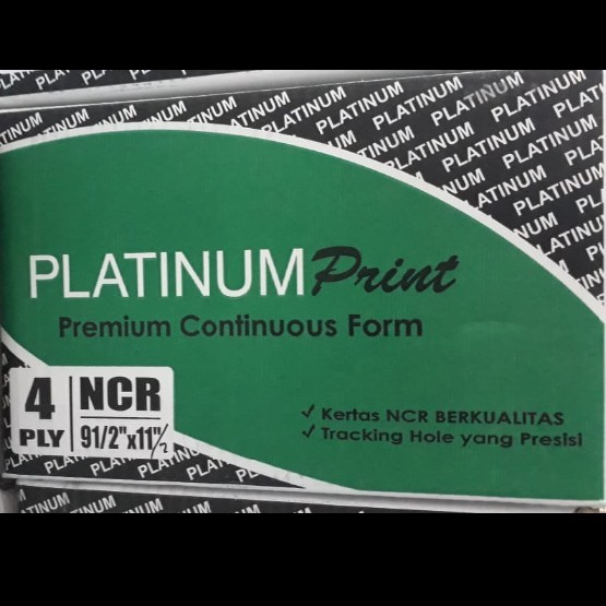 Jual Kertas Continuous Form Platinum Print (4 ply) dengan Ha