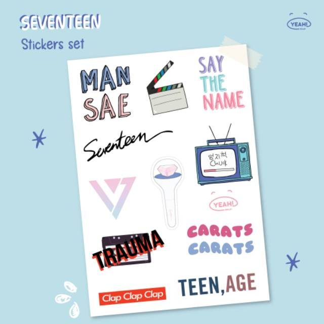 Jual Seventeen Teen Age Sticker Set dengan Harga Terbaik di