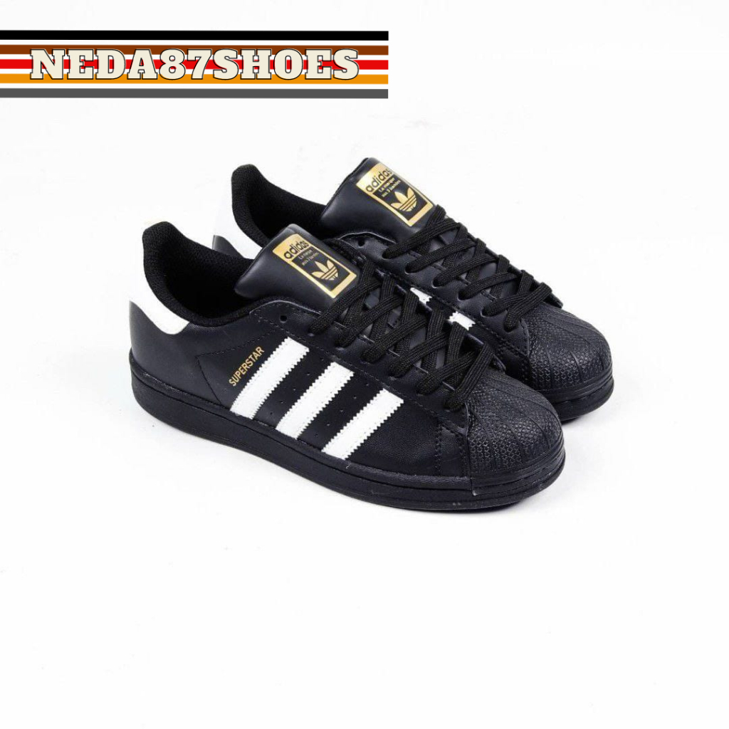 Jual SEPATU ADIDAS SUPERSTAR BLACK FOUNDATION dengan Harga T
