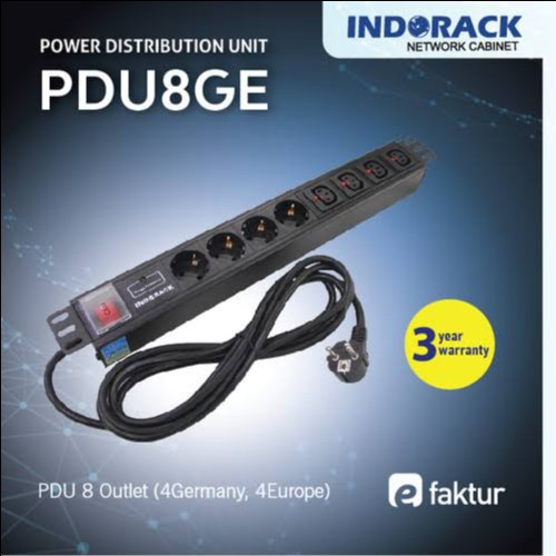 Jual PDU 8 GERMANY/EUROPE OUTLET - POWER DISTRIBUTION UNIT I