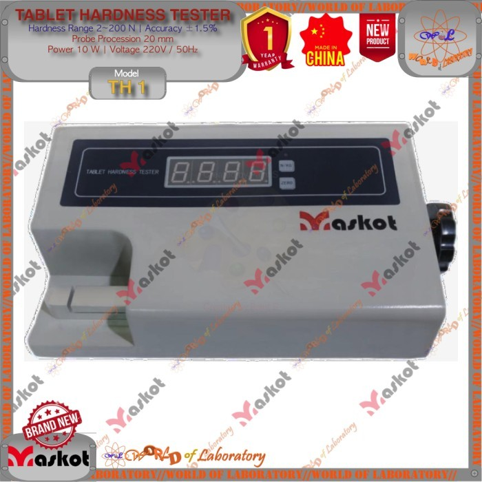 Jual MASKOT Tablet Hardness Tester, Model TH-1, Garansi 1 Ta