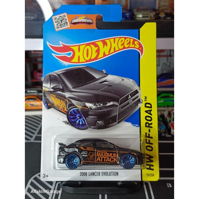 Jual Hot Wheels Bluecard Real Car Mitsubishi Lancer Evolutio