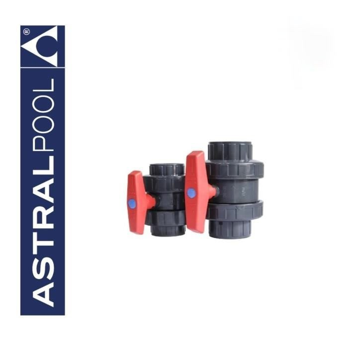 Jual Ball Valve / Stop Kran 2 inch PVC AstralPool Irigasi Ai