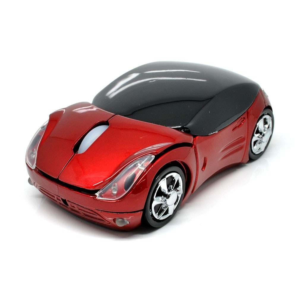 Jual Mouse Wireless Optical Bentuk Mobil - Mouse Karakter Mo