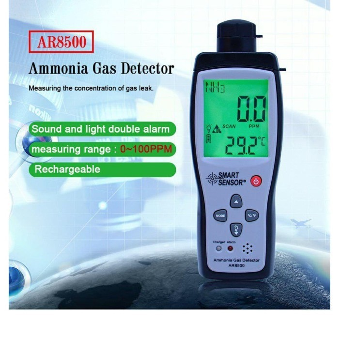 Jual AR8500 Ammonia Gas Detector Smart Sensor Amonia Tester
