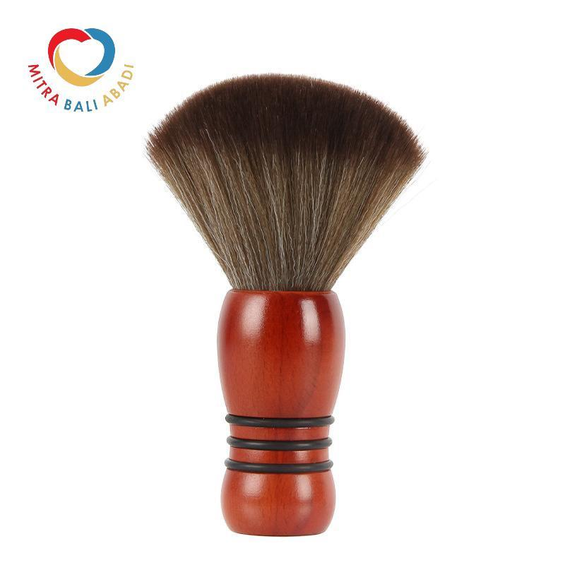 Jual Kuas Cukur Rambut Jumbo Gagang Kayu Barber dengan Harga