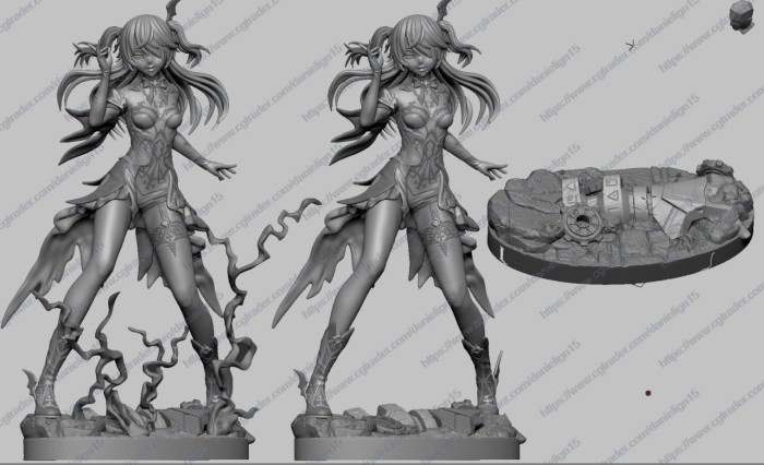 Jual Fischl Genshin Impact resin kit statue dengan Harga Ter