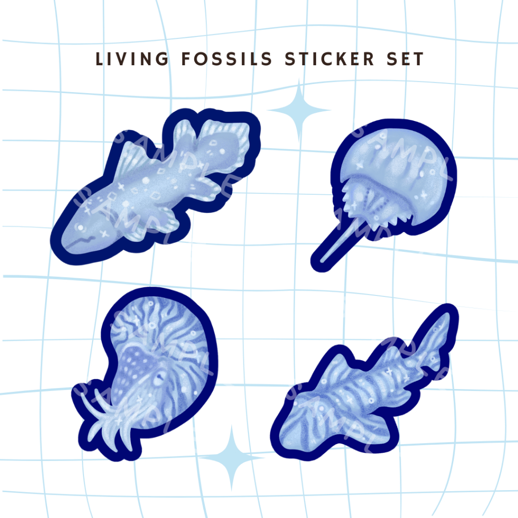 Jual Living Fossils Sticker Set dengan Harga Terbaik di Toco