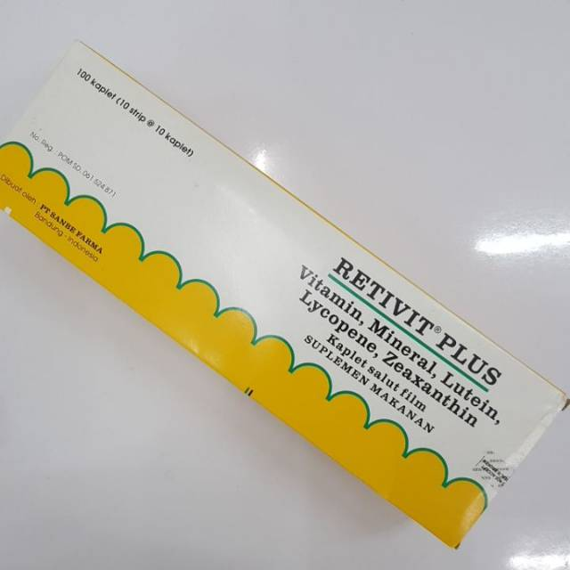 Jual Retivit plus ( 100 kaplet ) dengan Harga Terbaik di Toc